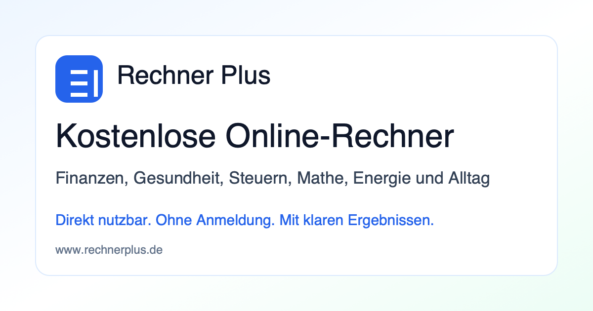 Z-Wert-Rechner online berechnen (gratis und ohne Anmeldung)